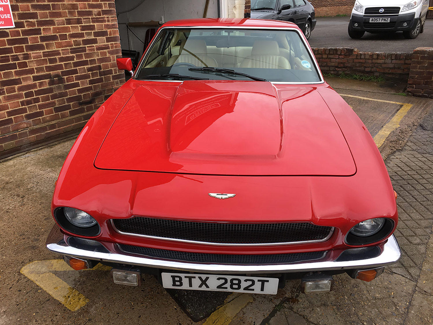 Aston Martin AMV8 arriving at Bridge Classic Cars - Bridge Classic Cars