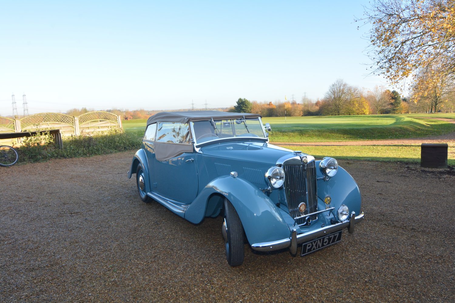 Our 1949 MG YT photo shoot at Fynn Valley Golf Club - Bridge Classic ...