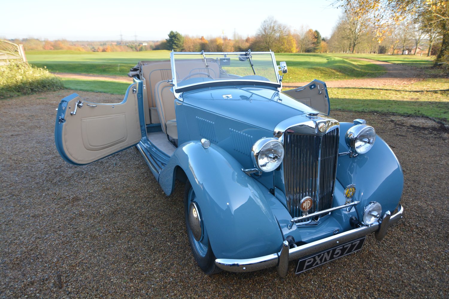 Our 1949 MG YT photo shoot at Fynn Valley Golf Club - Bridge Classic ...