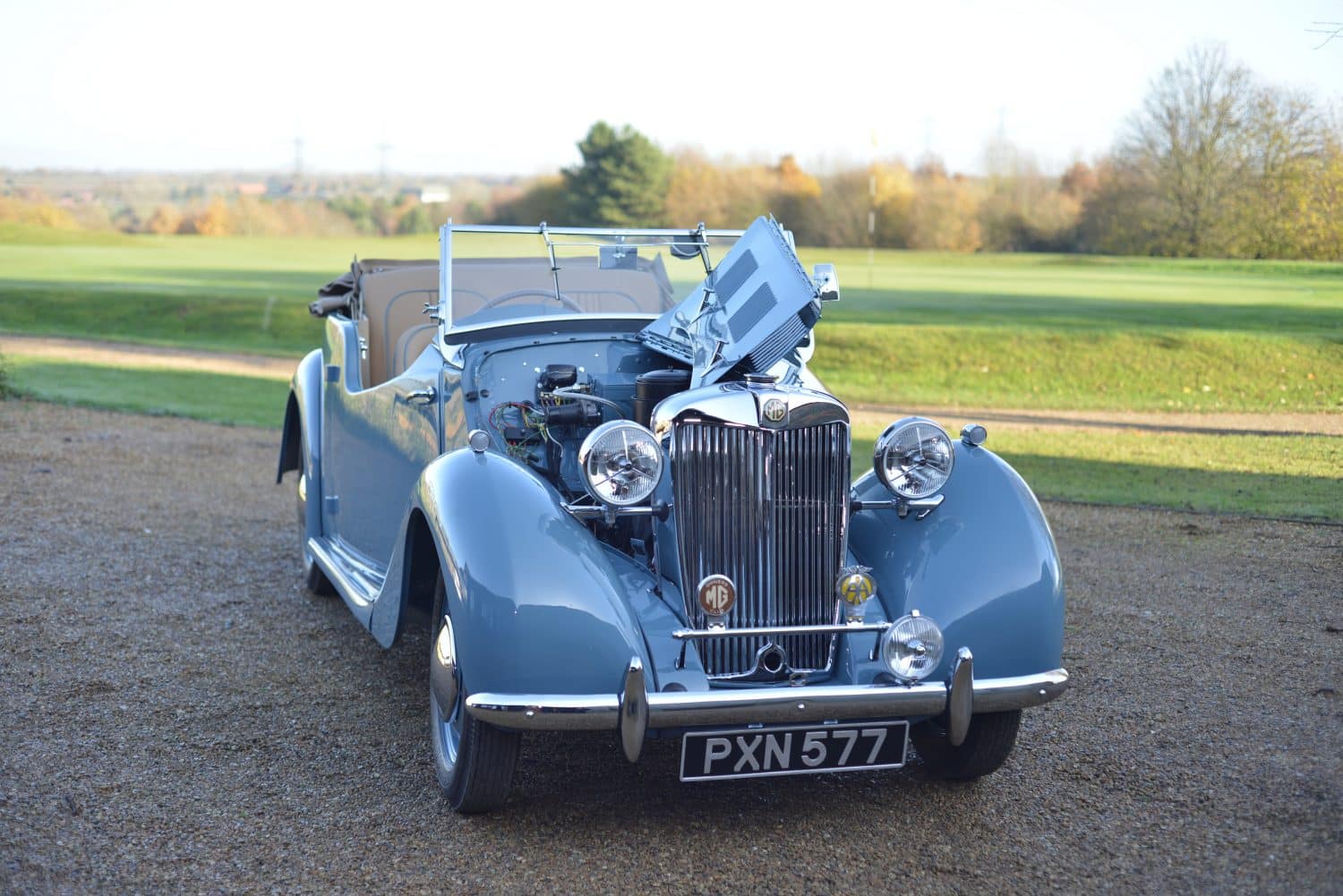 Our 1949 MG YT photo shoot at Fynn Valley Golf Club - Bridge Classic ...