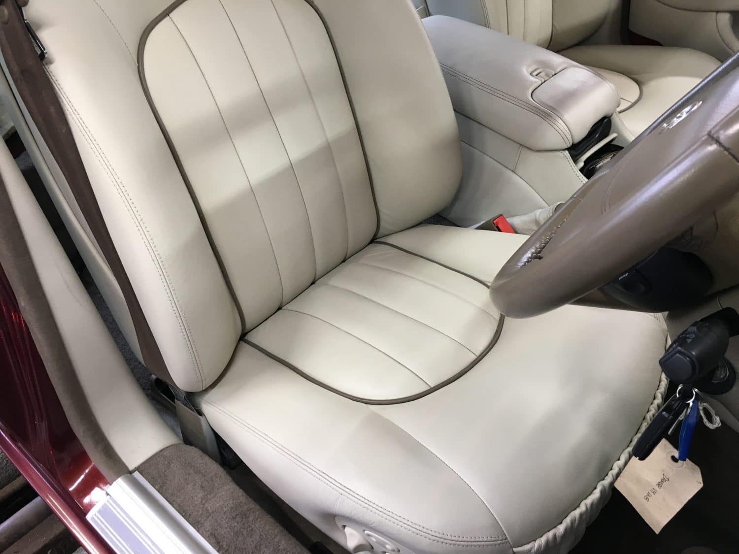 Refurbishing our front and rear leather seats - Bridge Classic Cars