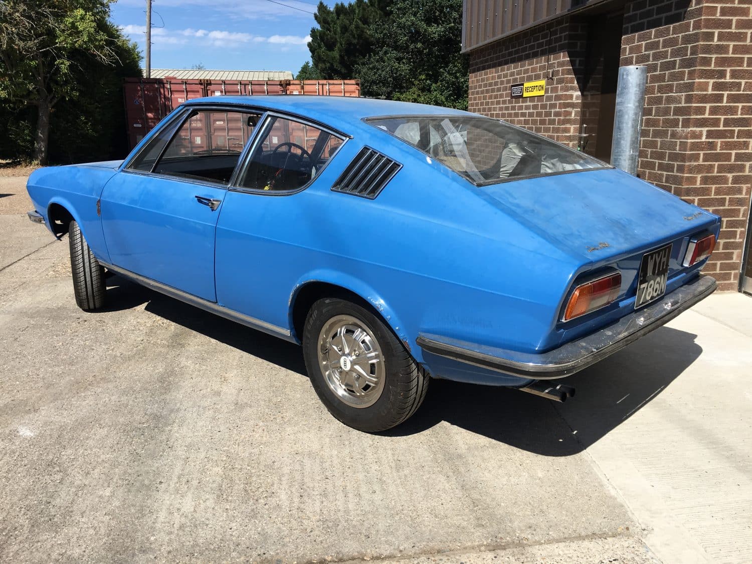 1974 Audi 100 Coupe S in our workshops - Bridge Classic Cars