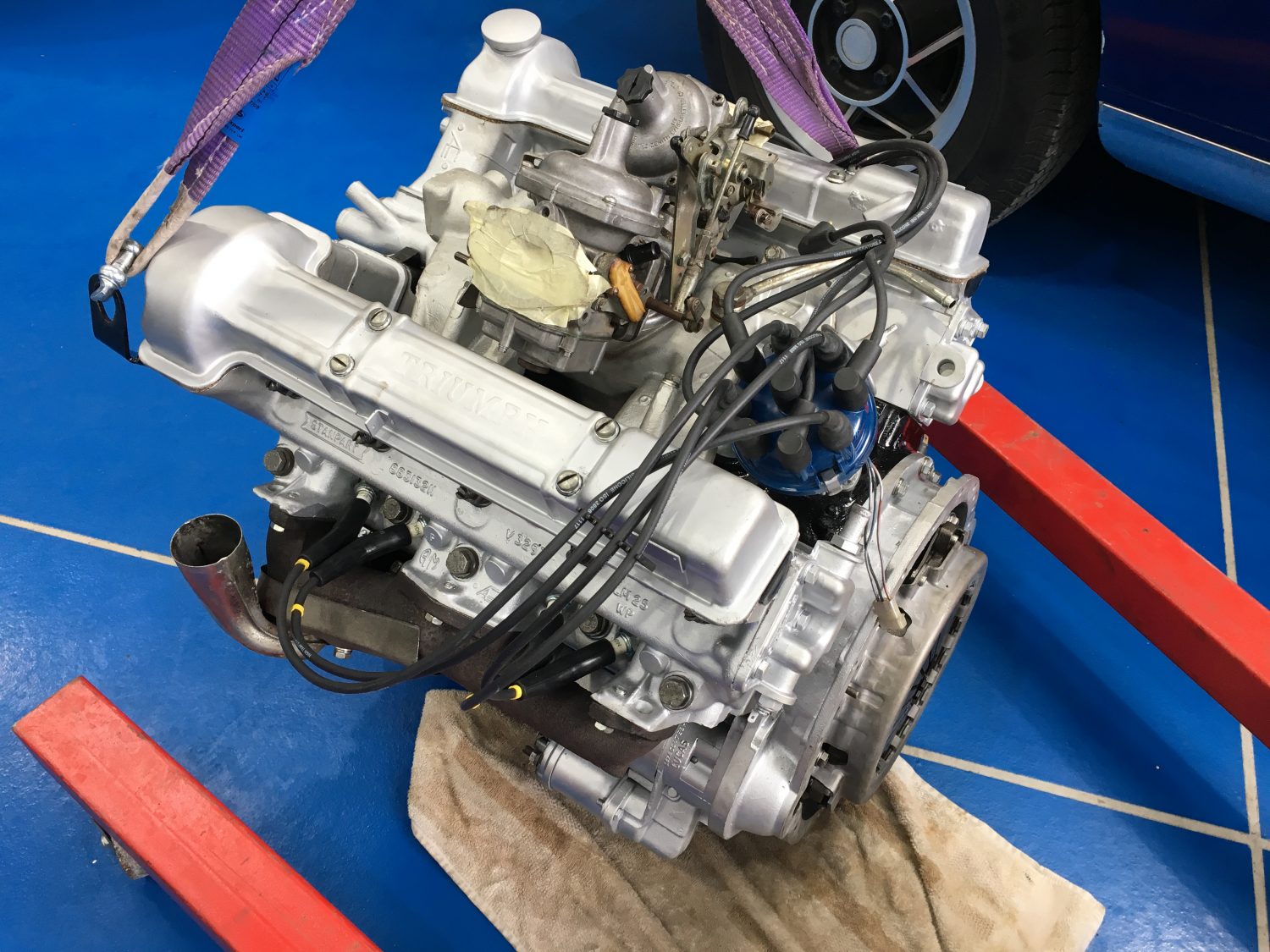 Reinstating the Stag's newly built engine - Bridge Classic Cars