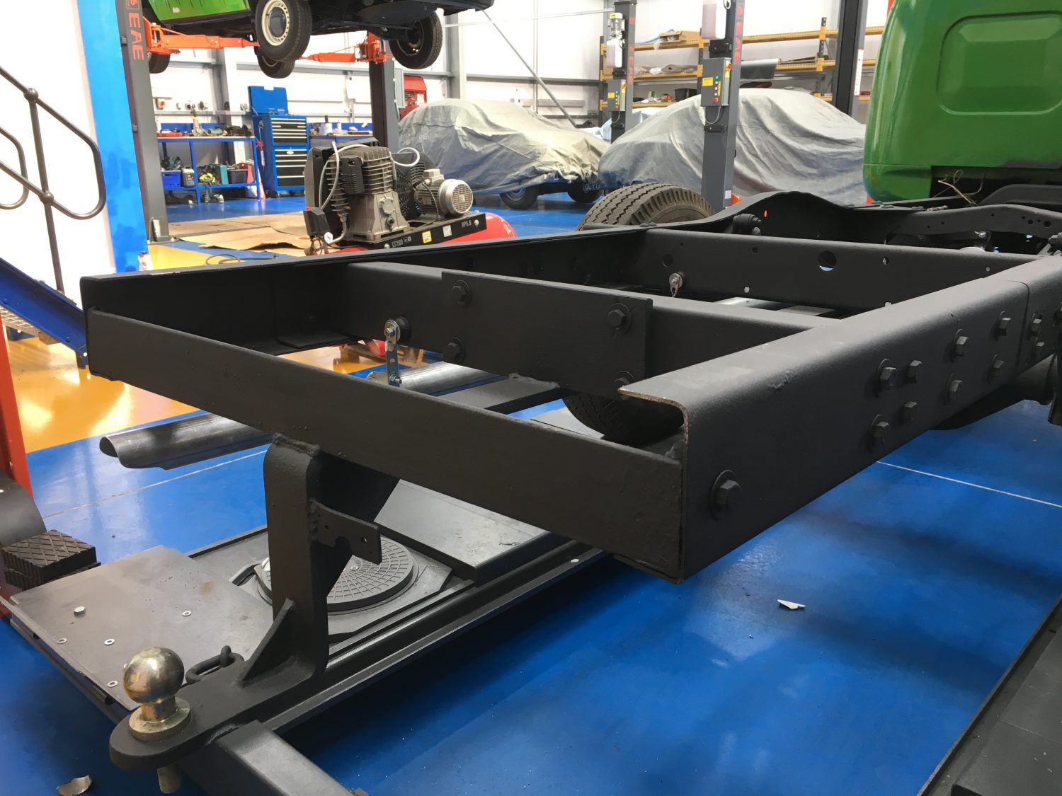 Our Bedford Chassis Extension is now complete - Bridge Classic Cars