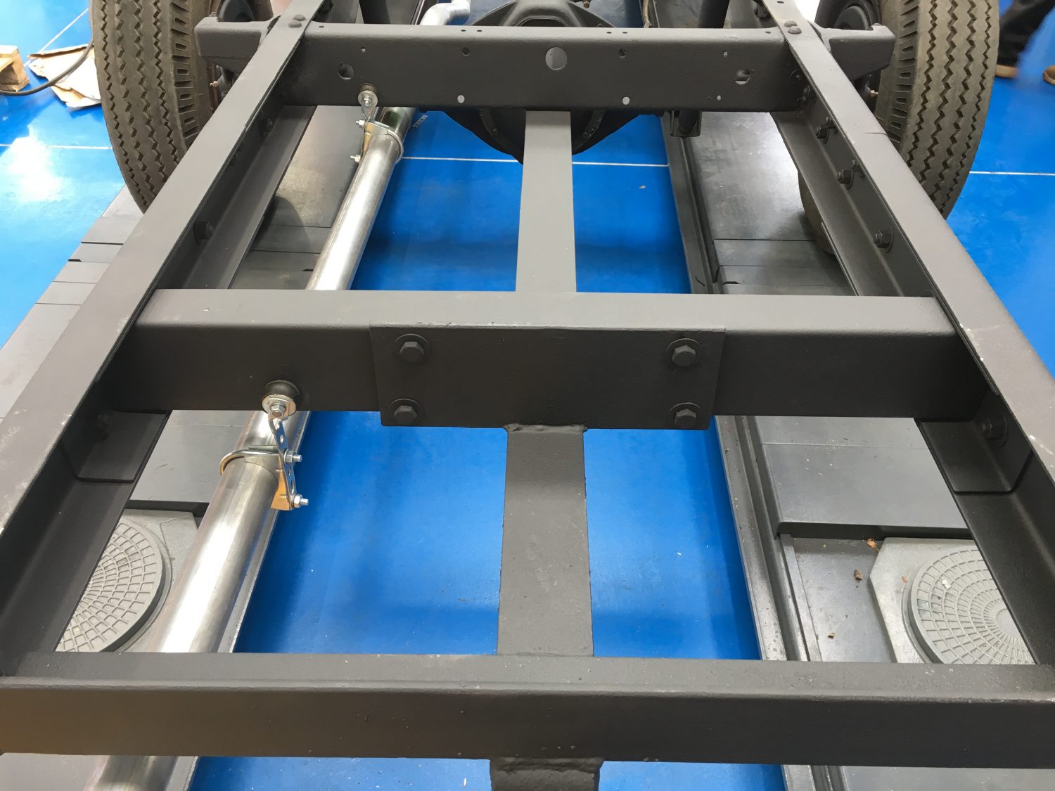 Our Bedford Chassis Extension is now complete - Bridge Classic Cars