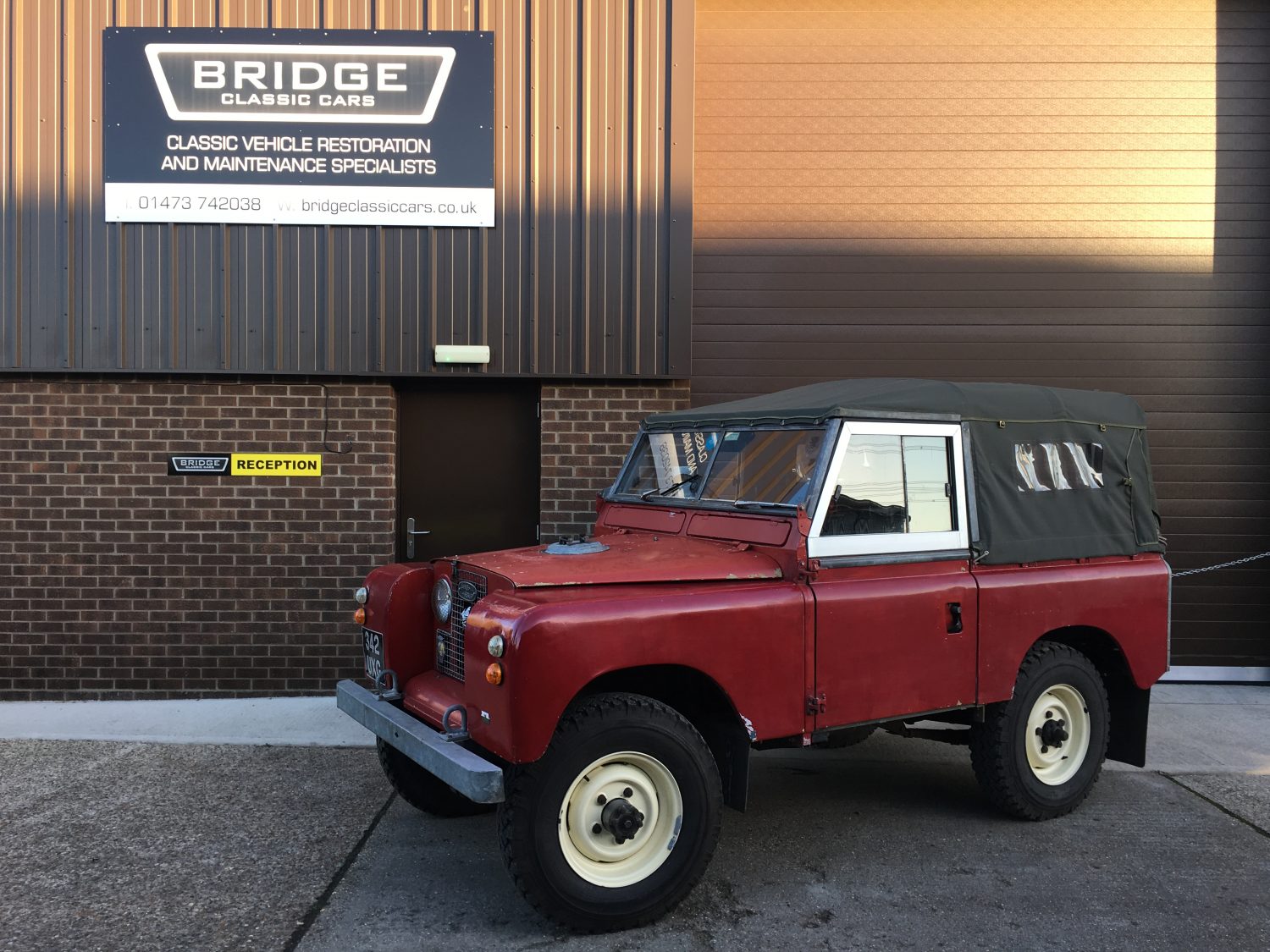 Painting our 1964 Land Rover panels - Bridge Classic Cars