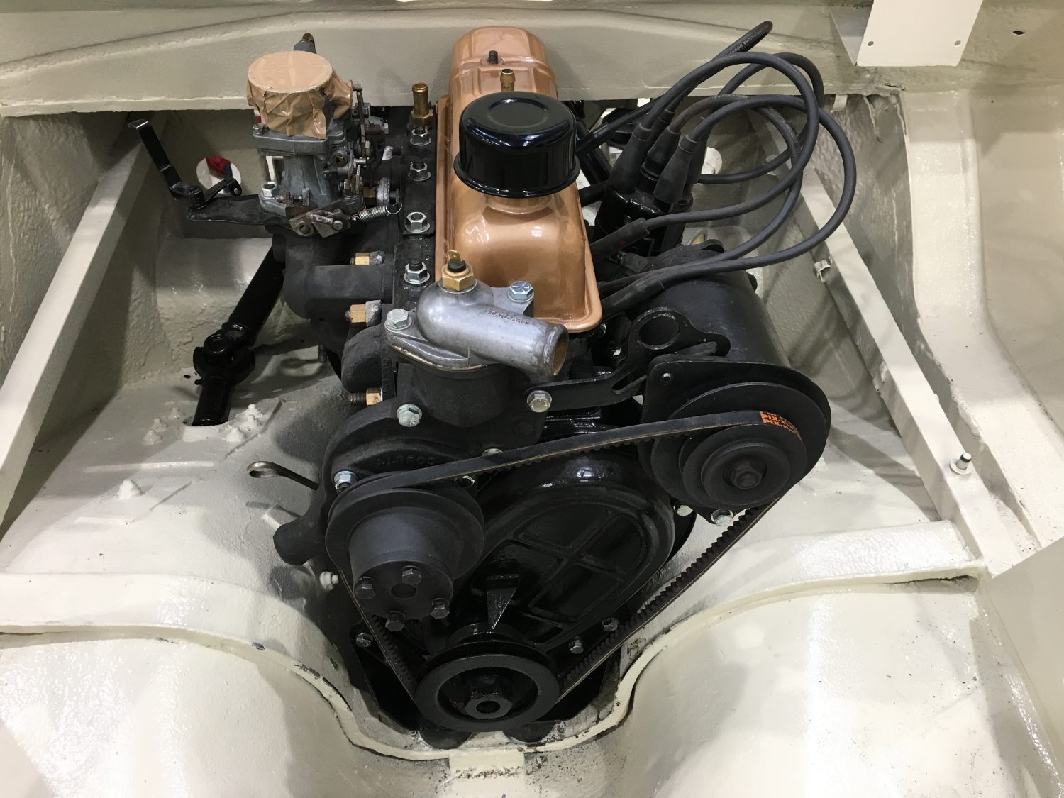 Re-fitting the Amphicar engine - Bridge Classic Cars