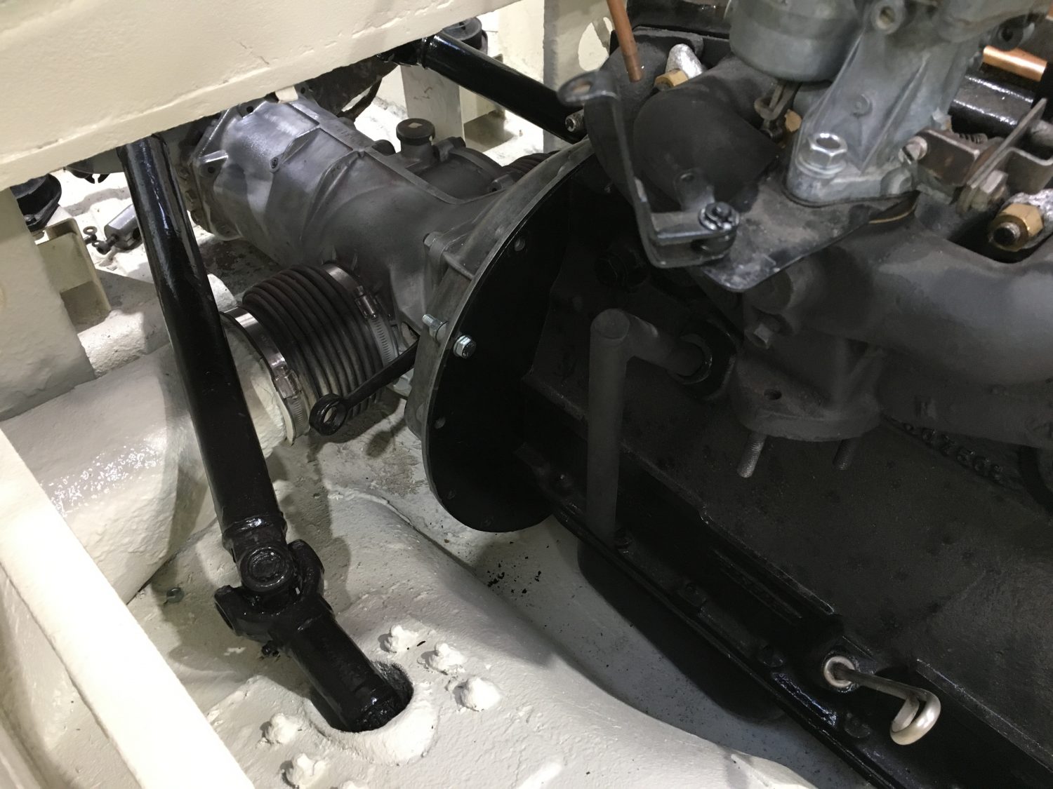 Re-fitting the Amphicar engine - Bridge Classic Cars