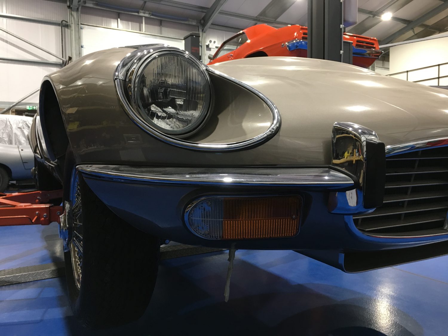 Our 1971 Jaguar E-Type, now with bonnet. - Bridge Classic Cars