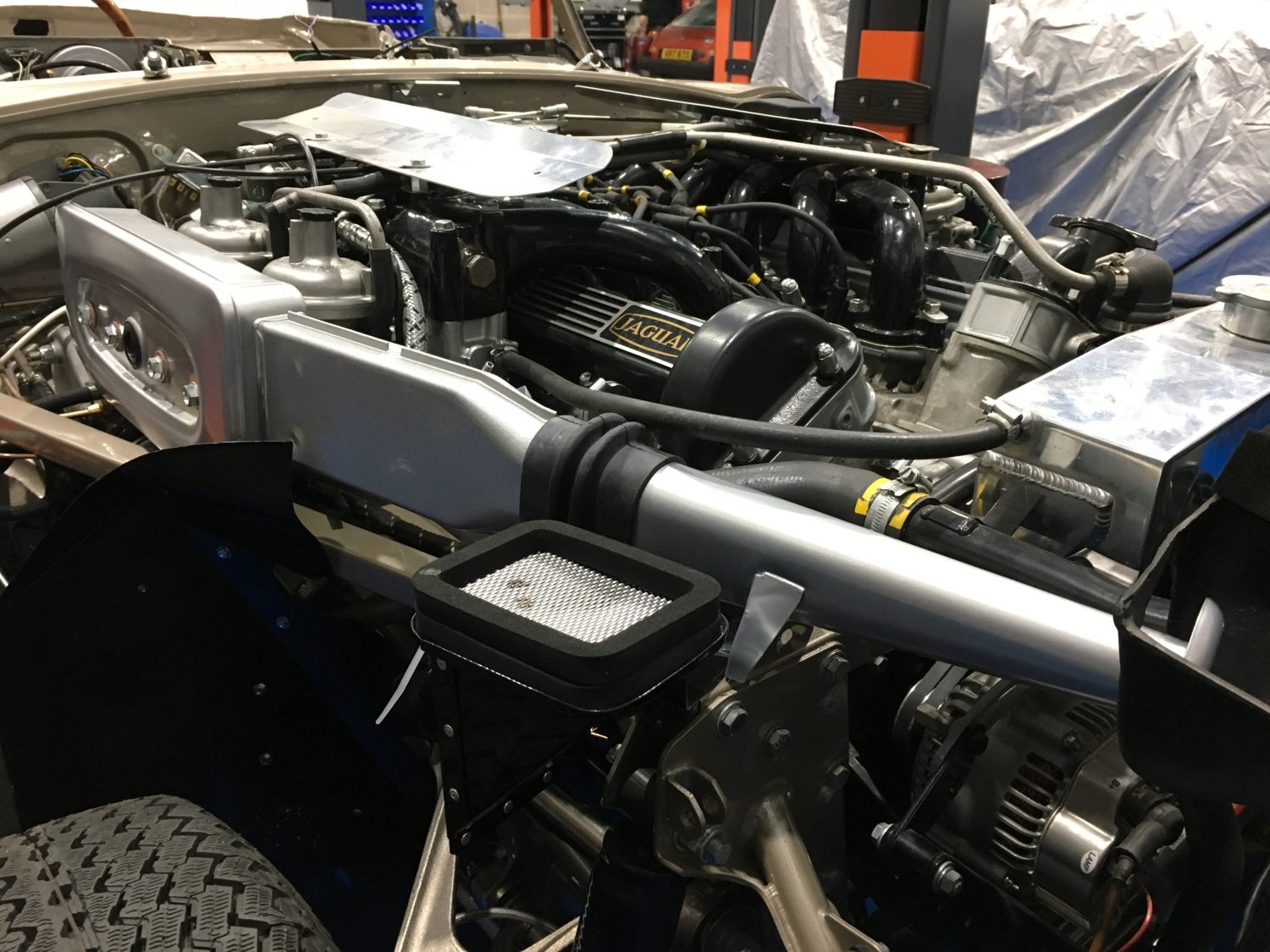 Work progressing on our 1971 Jaguar E-Type - Bridge Classic Cars