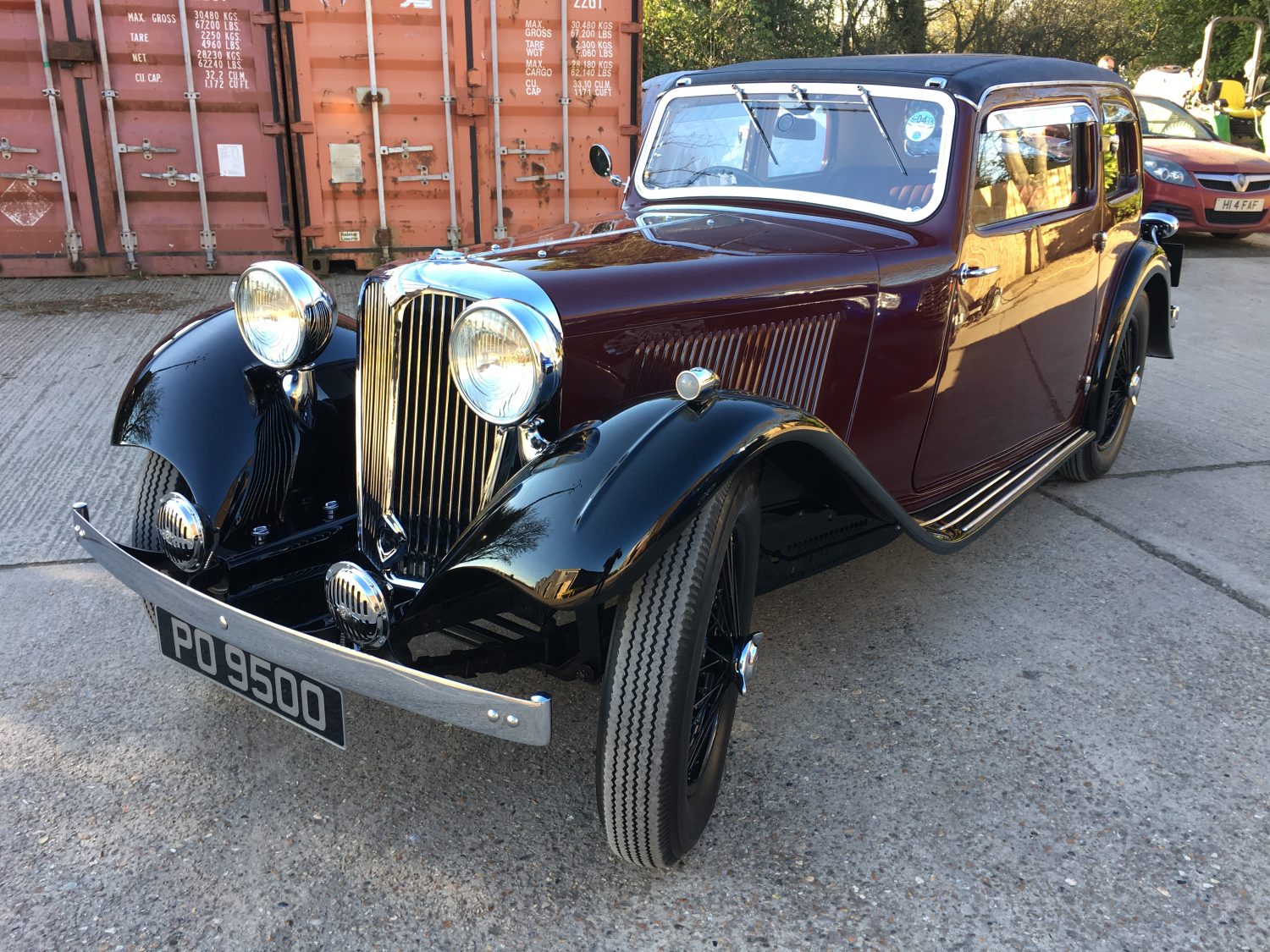 A visit from our 1934 SS2 Sports - Bridge Classic Cars