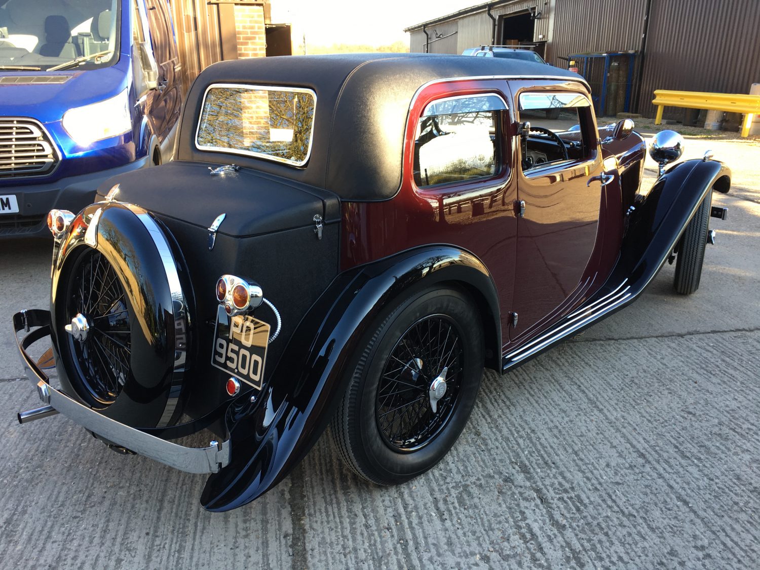 A visit from our 1934 SS2 Sports - Bridge Classic Cars