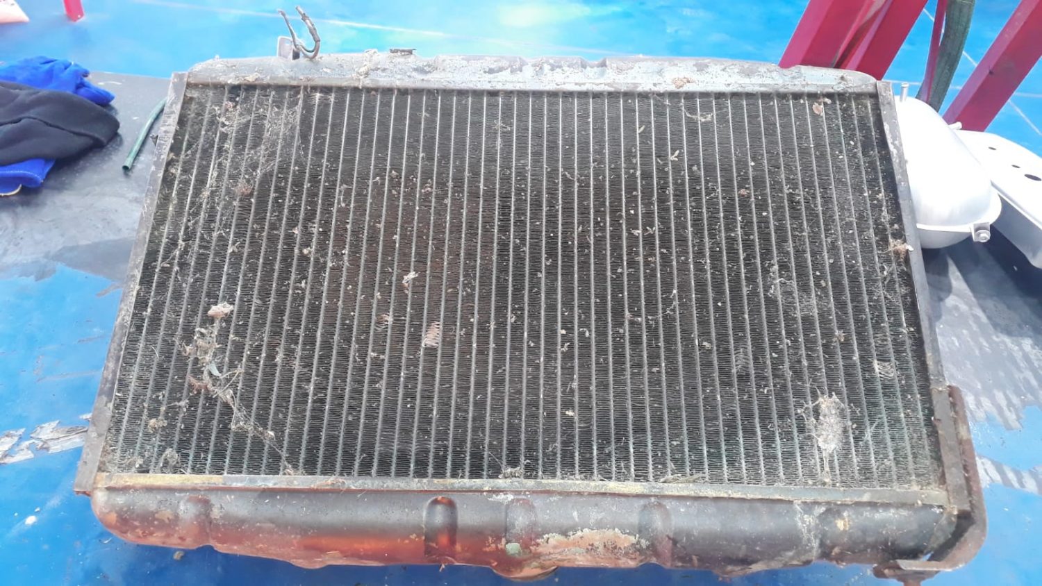 Jaguar E-Type Radiator Restored - Bridge Classic Cars