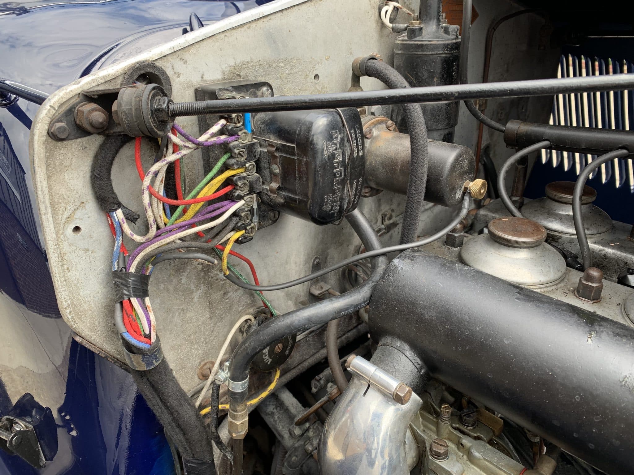 Rewiring our 1936 Riley Merlin Nine - Bridge Classic Cars