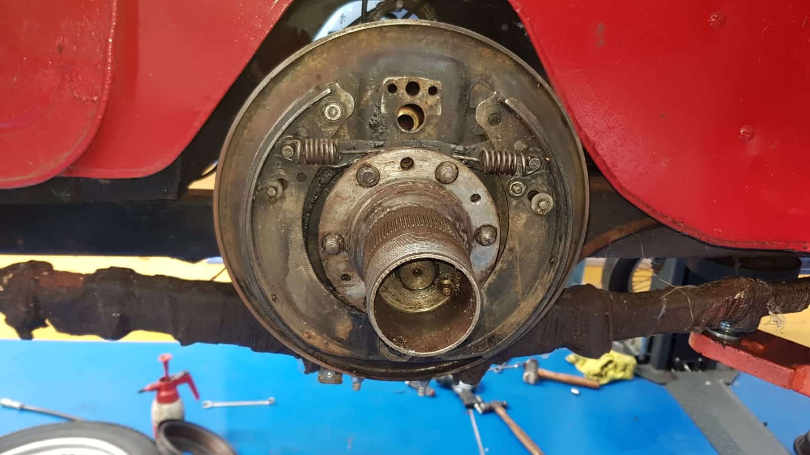 MGTC rebuilding the brakes - Bridge Classic Cars