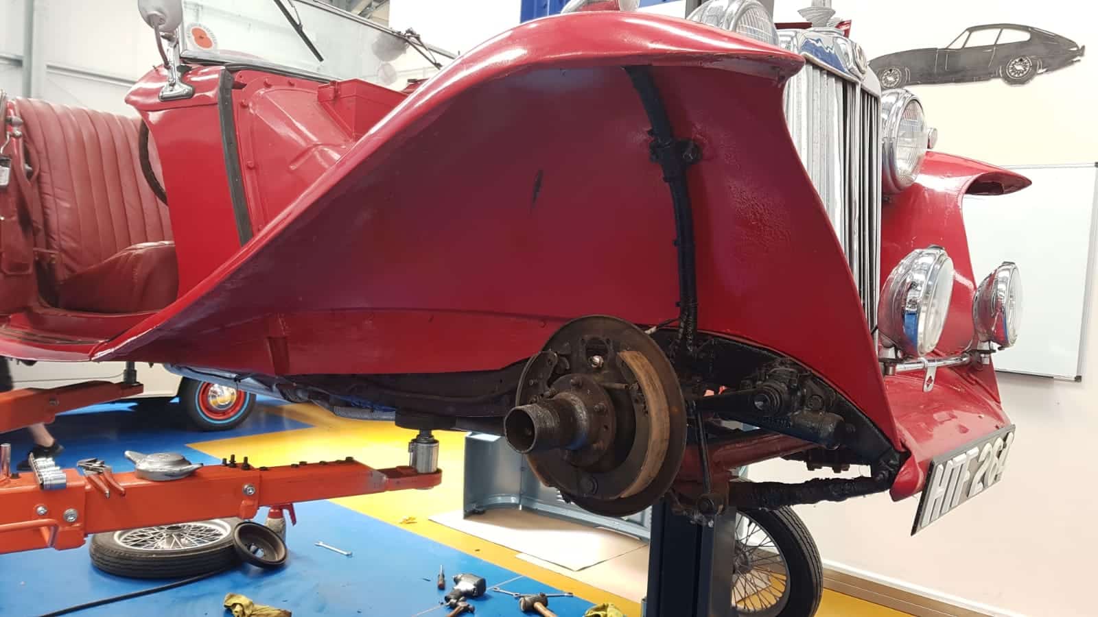 MGTC rebuilding the brakes - Bridge Classic Cars