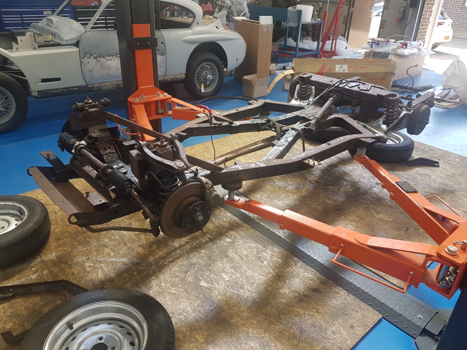 Triumph TR6 Strip Down and Chassis Clean - Bridge Classic Cars