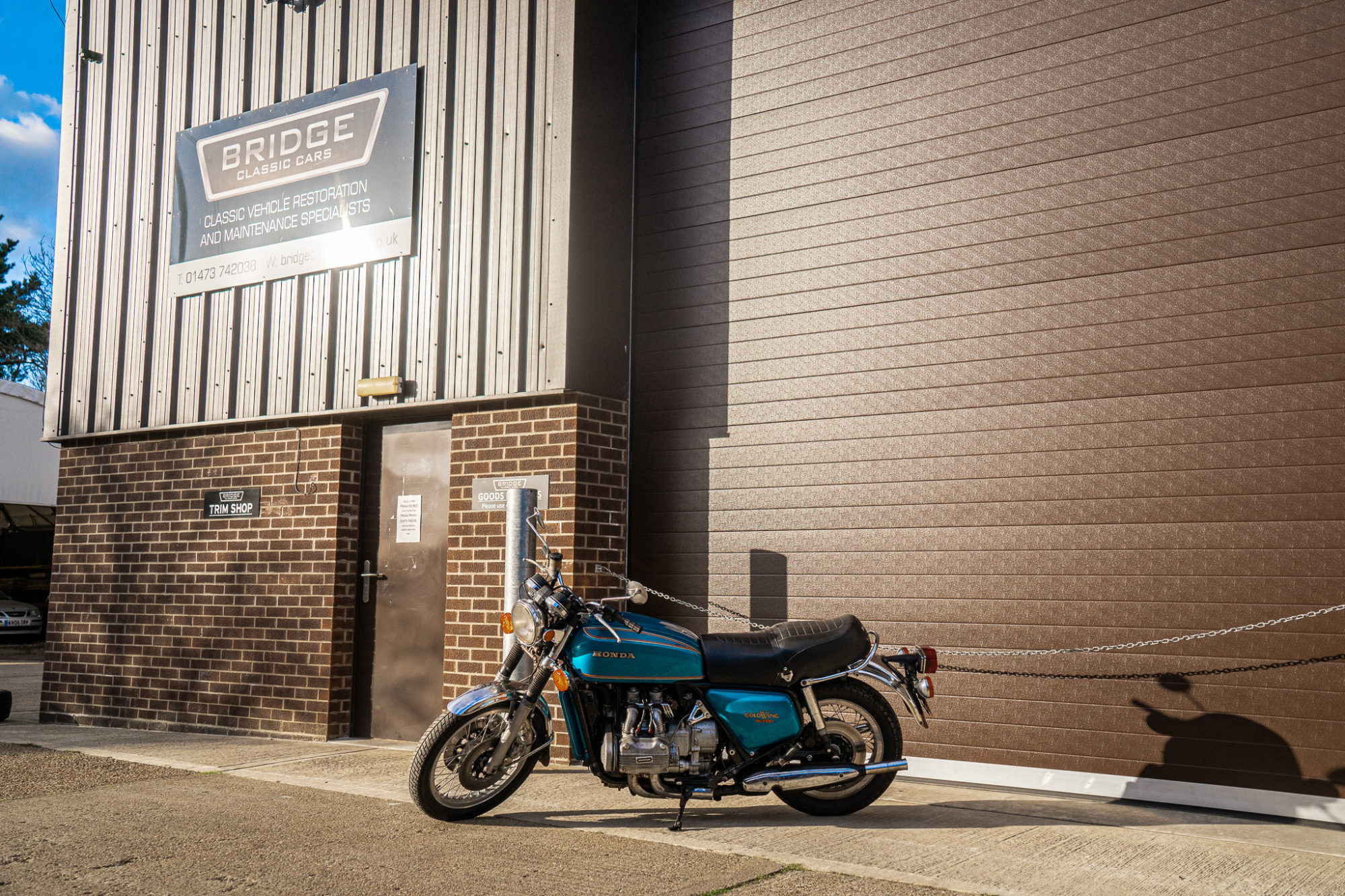 Honda Goldwing Has Landed - Bridge Classic Cars